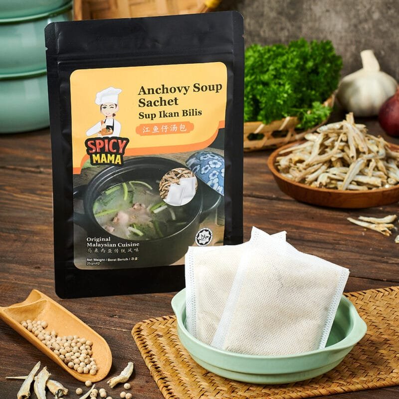 SpicyMama Anchovy Soup Sachet / Sup Ikan Bilis - SpicyMama